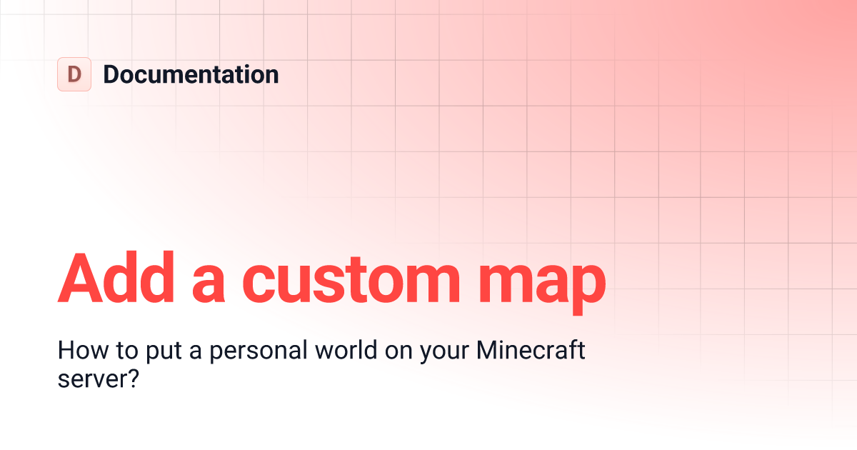 Add a custom map | Documentation